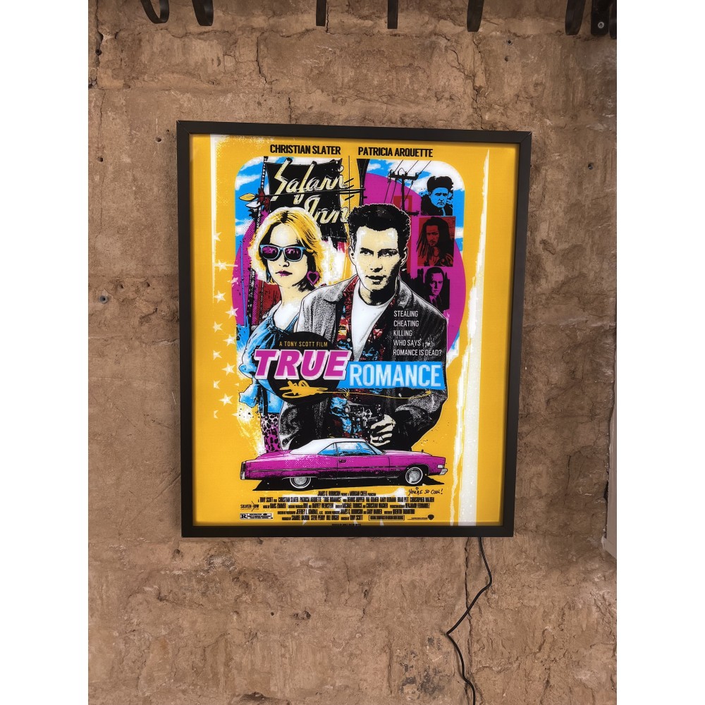True Romance Neon Poster | Cult Classic Glow: US, UK