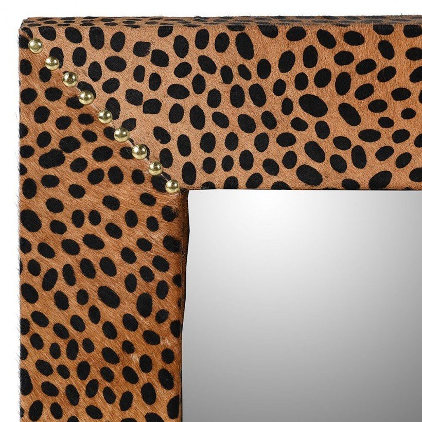 Leopard Print Mirror - Smithers of Stamford - UK