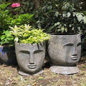 Face Plant Pots with Attitude – Quirky Garden Planters – Funny ...