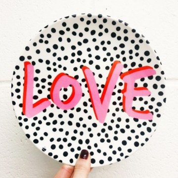 LOVE Collector Plate - Gifts - Smithers of Stamford