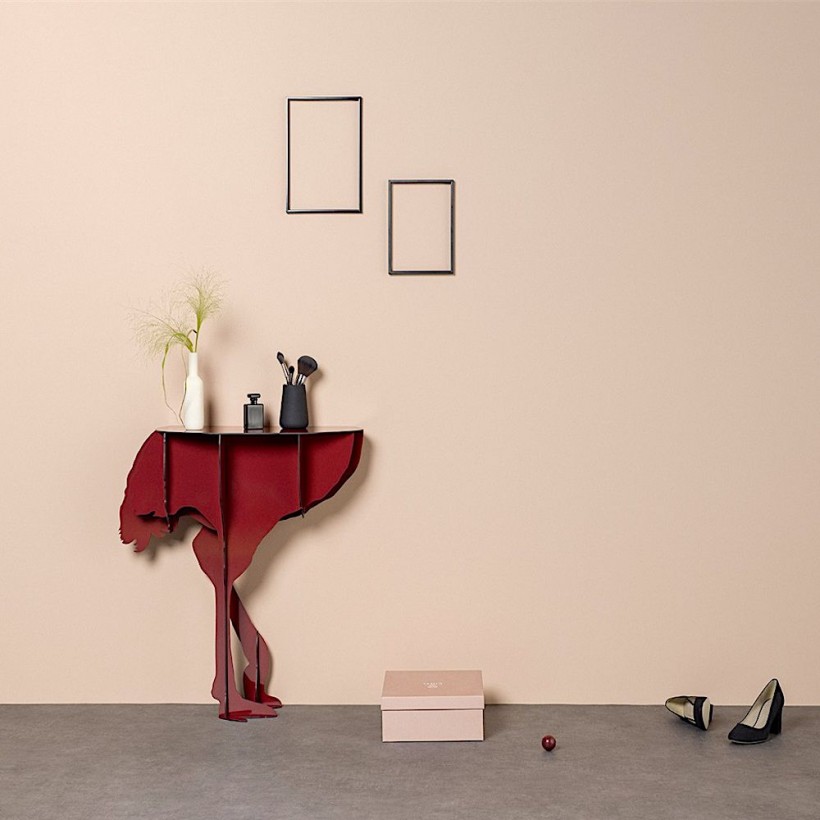 Diva Ibride Ostrich Console Table - Smithers of Stamford