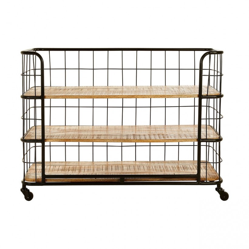 3 tier Industrial Warehouse Trolley Shelf Unit - Smithers of Stamford