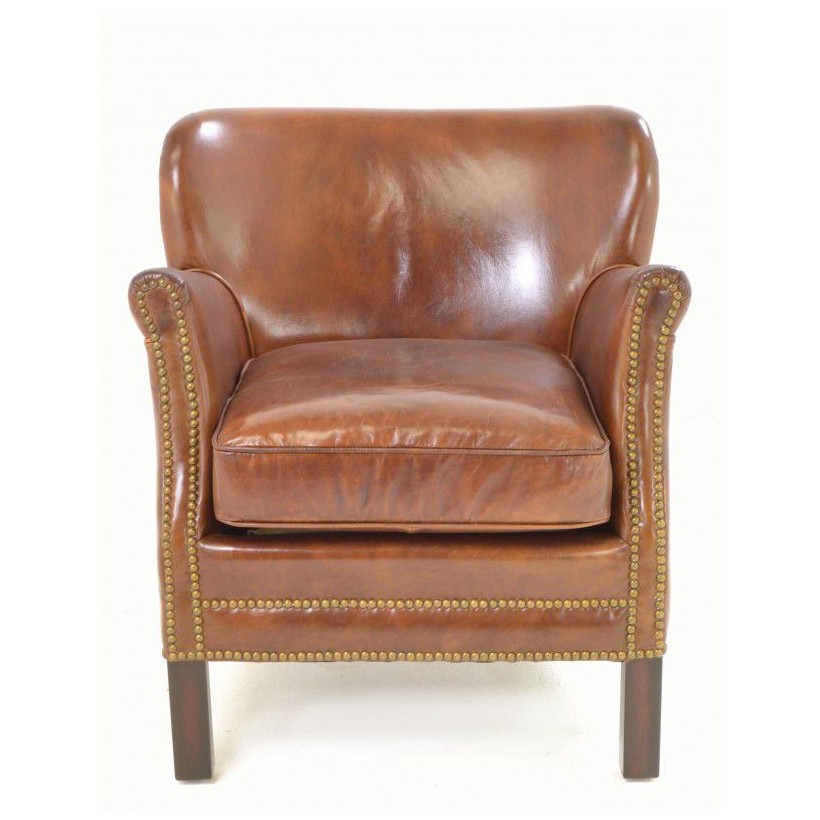 Tan Leather Armchair | Smithers of Stamford