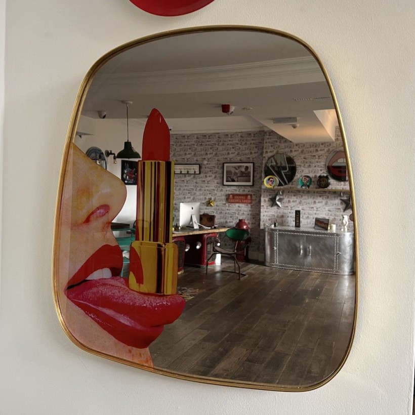 Lipstick Tongue Mirror - Seletti | Smithers of Stamford