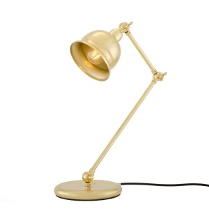 Retro Metal Vintage Silver Industrial Tasker Lamp Table | Office Desk ...
