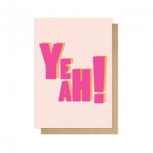 Yeah, New Born, new Job Greetings Card - Smithers