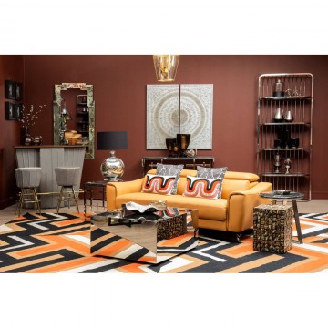 Frank Sinatra Grey Velvet Home Bar Set - Smithers of Stamford