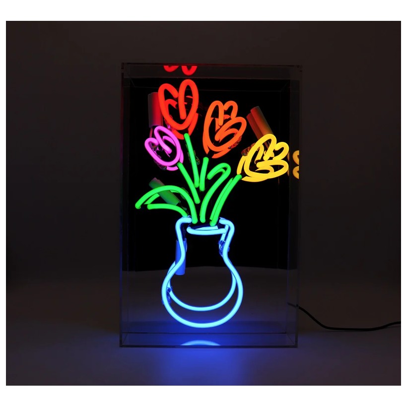 Vase of Tulips Neon Sign - Smithers of Stamford • UK, US & Canada