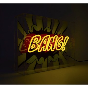 BANG Neon Sign – Comic Book Style Batman Gift | Smithers London