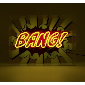 BANG Neon Sign – Comic Book Style Batman Gift | Smithers London