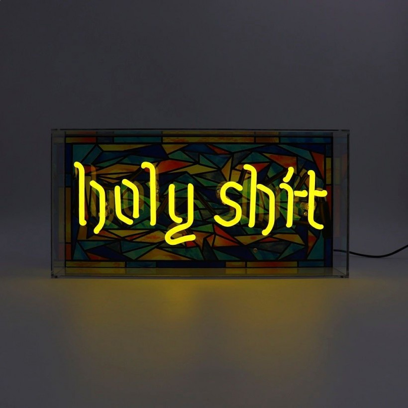 Holy Shit Neon Sign - Smithers of Stamford