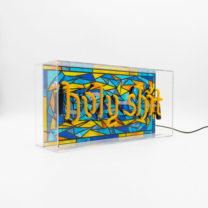 Holy Shit Neon Sign - Smithers of Stamford