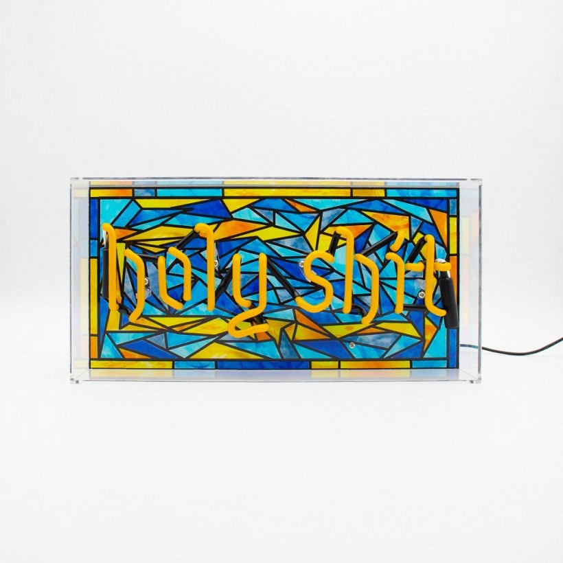 Holy Shit Neon Sign - Smithers of Stamford