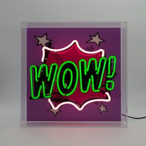 WOW Neon Sign - Smithers of Stamford