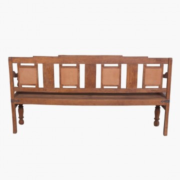 Antique Train Station Wood Bench | Smithers of Stamford