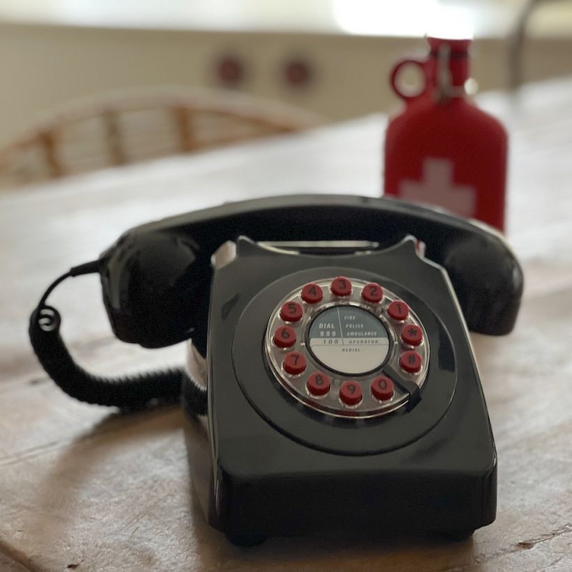 Dial Up Pink Home Phone - Red - Blue - Terracotta