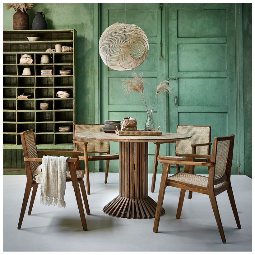 Smithers: Nova Rattan Dining Chairs | Vintage -| Scandi