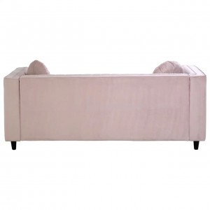 Shell Back Sofa Cocktail Style Antique Look Style - Smithers