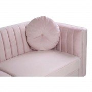 Shell Back Sofa Cocktail Style Antique Look Style - Smithers