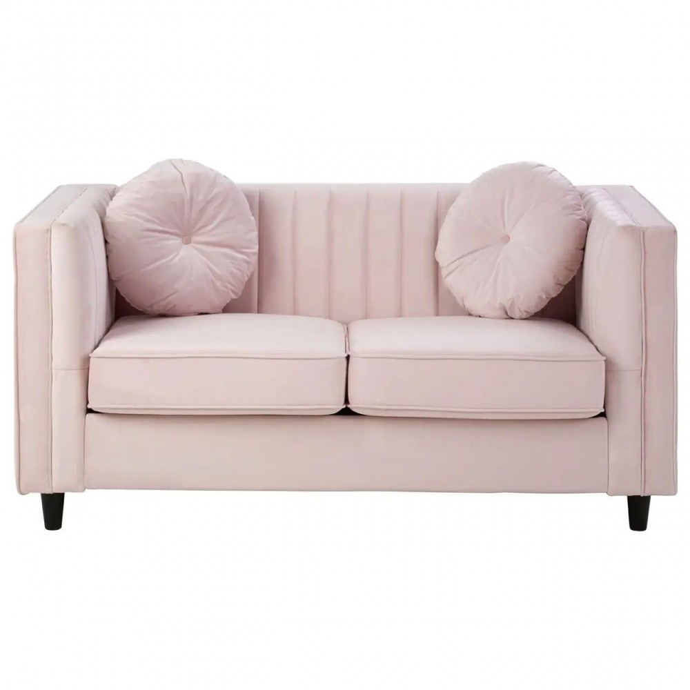 Shell Back Sofa Cocktail Style Antique Look Style - Smithers