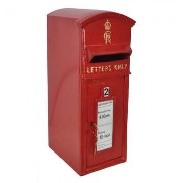 Vintage Royal Mail Post Box | British Cast Iron Letterbox