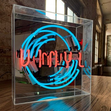 Luxury Vinyl Records Neon Sign – DJ Gift | Smithers London Studio,vinyl ...