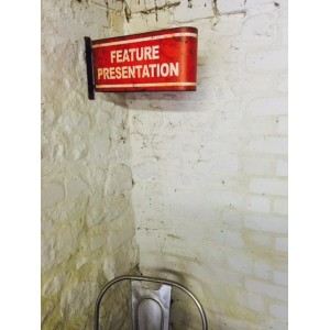 Man cave bar ideas vintage Cinema signs