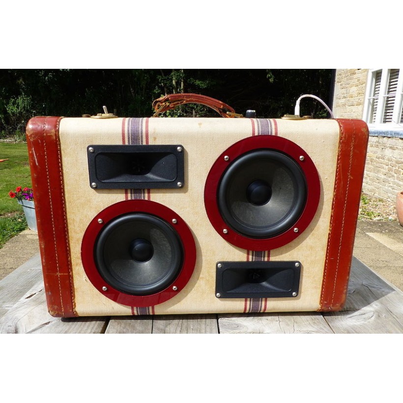 boomcase made in UK London recycled vintage speaker suitcase • online ...