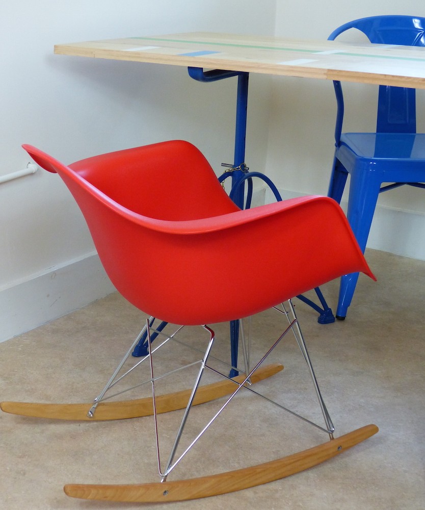 Charles Eames style rocking chairs by Smithers of Stamford
