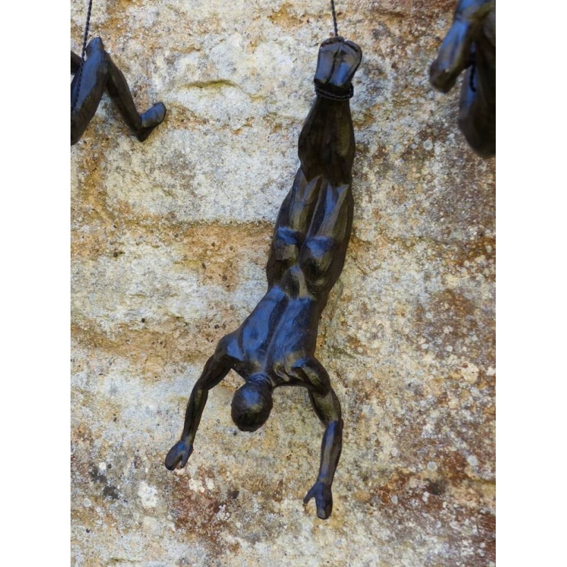 Climbing Men Accent Wall Decor Sculpture Figures Ornaments ART UK Sale ...