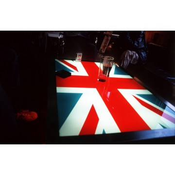 Custom Light-Up Coffee Table – Bespoke LED Table with Retro Lighting ...