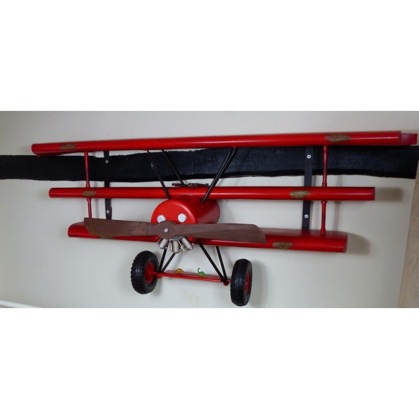 Red Baron Wall Shelving Boys Bedroom - Smithers