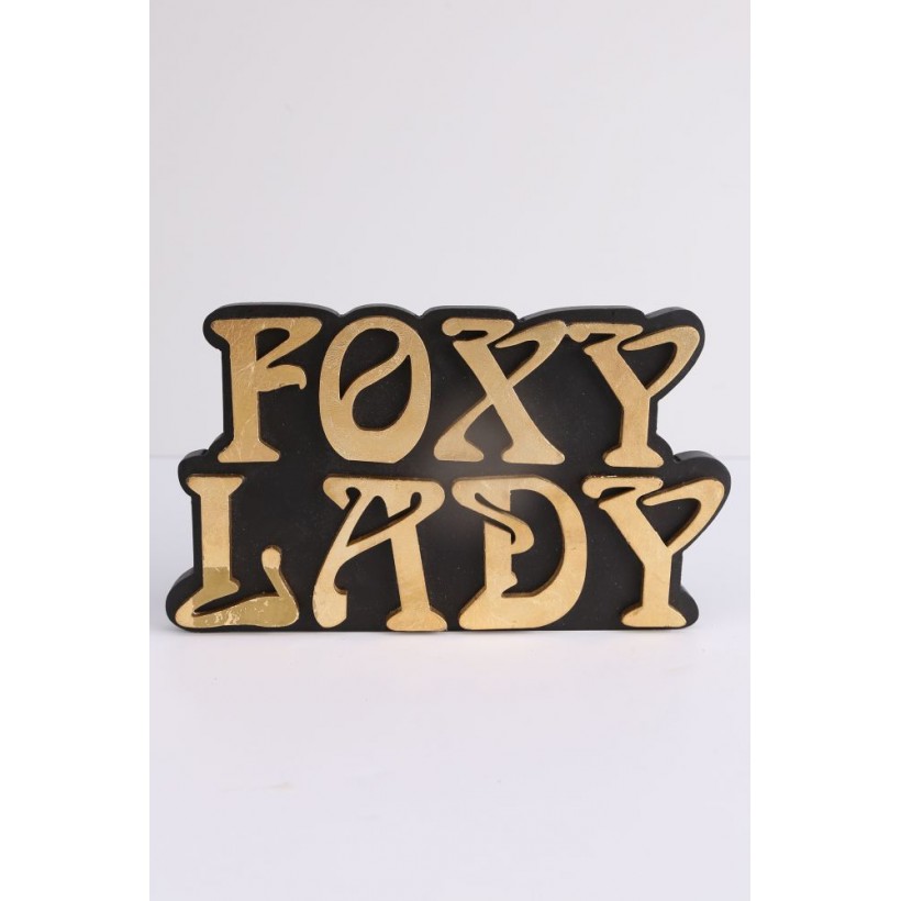 FOXY LADY Wall Signs | Sexy Beast Sign | Luxury Gifts For Her and Him ...