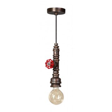 Fire Hydrant Pendant Light – Industrial Pipe Ceiling Fixture | London