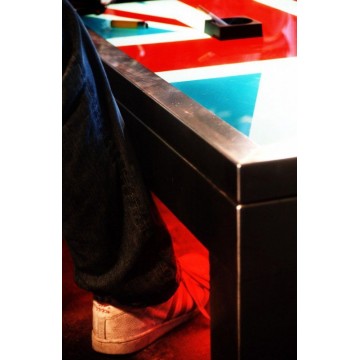 Custom Light-Up Coffee Table – Bespoke LED Table with Retro Lighting ...
