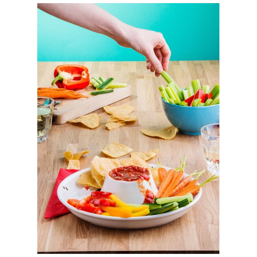 Chip and Dip Bowls Volcano Shaped, made by Suck Uk
