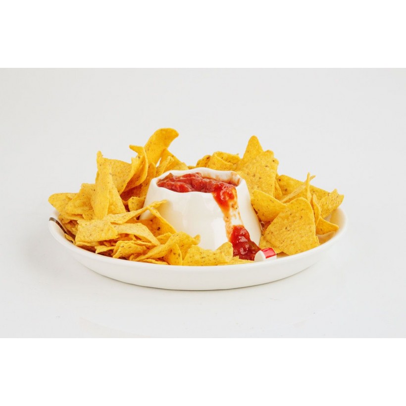 Chip and Dip Bowls Volcano Shaped, made by Suck Uk