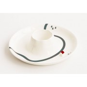 Chip and Dip Bowls Volcano Shaped, made by Suck Uk