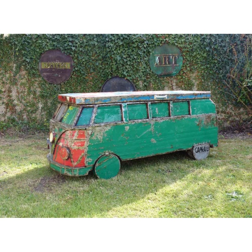 Unique Storage Trunk • Vintage VW Camper Table Camper-van Chest Box