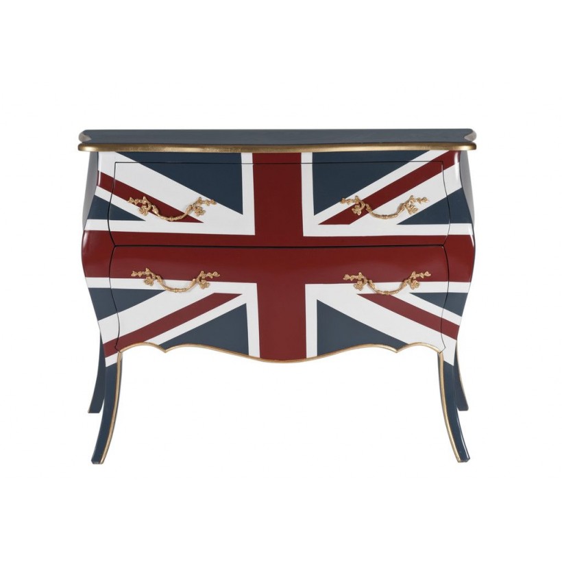 Union Jack Bombe Chest - Sideboard - Chest of Drawers - Smithers