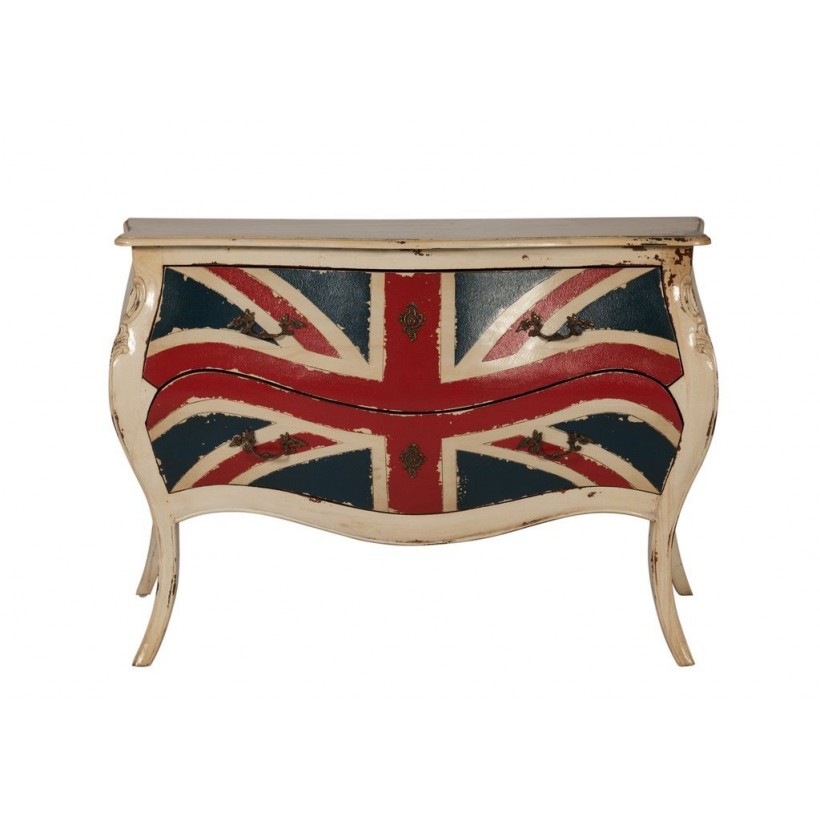 Union Jack Bombe Chest - Sideboard - Chest of Drawers - Smithers