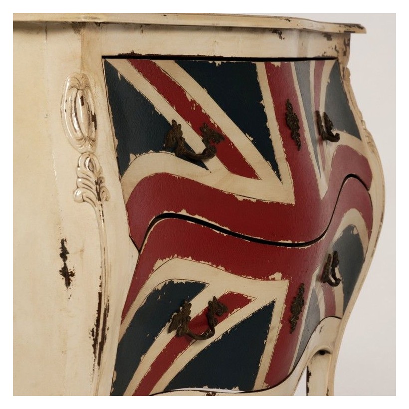 Union Jack Bombe Chest - Sideboard - Chest of Drawers - Smithers