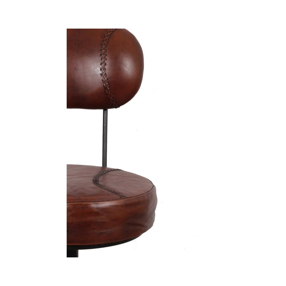 Cycle Bar Stool with Backrest