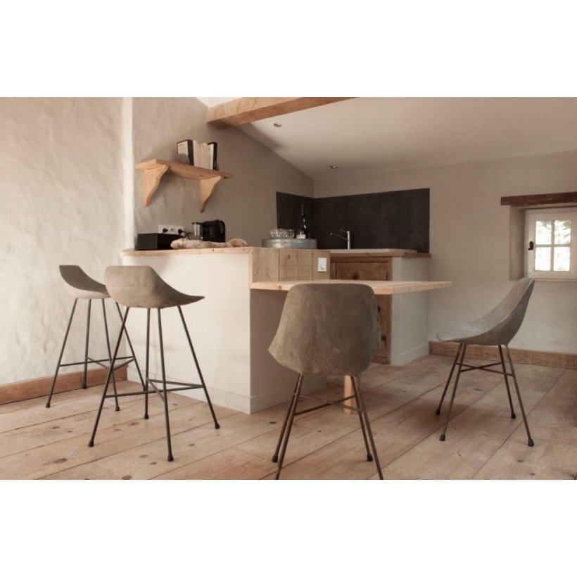 Concrete Bar Stools | Hauteville Bar chair | Smithers of Stamford • UK ...