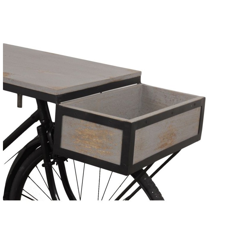 White Cool Urban Bicycle Table Console Restaurants Bar Eating Area • UK ...