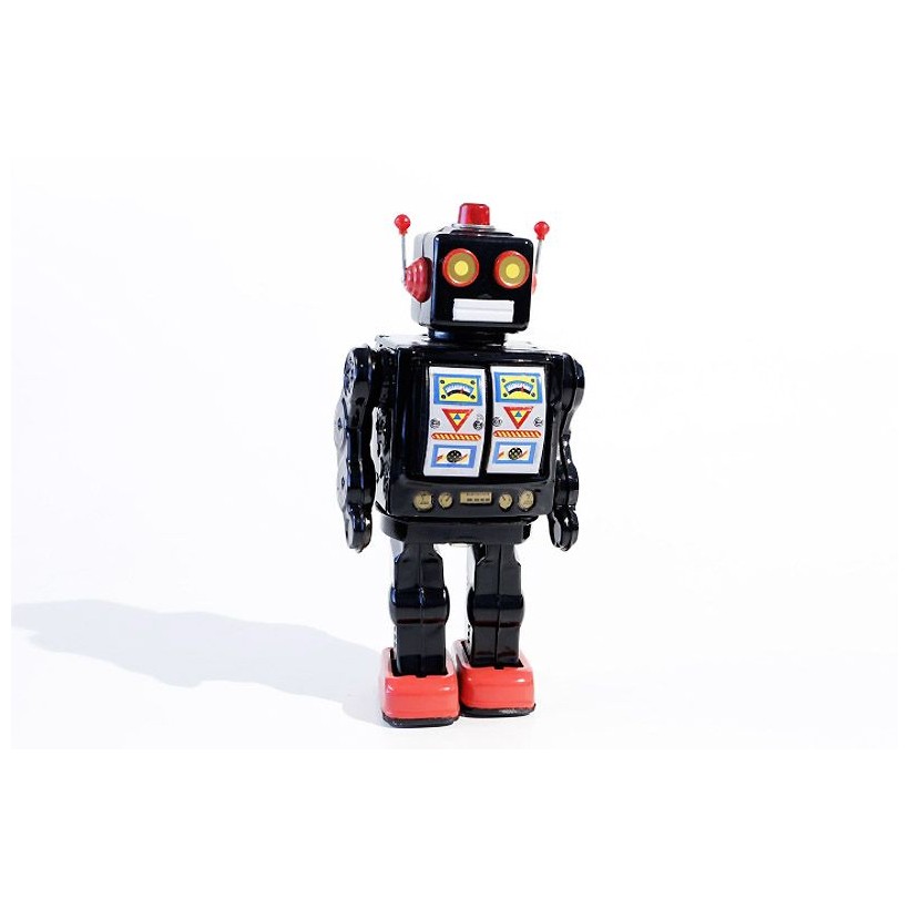 Reproduction Vintage Retro Spaceman Robot * Light Up Machine Guns UK ...