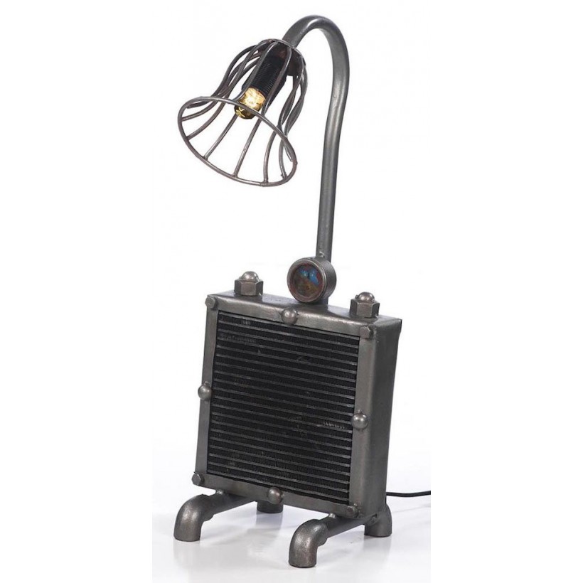 Steam Punk Radiator Table Lamp