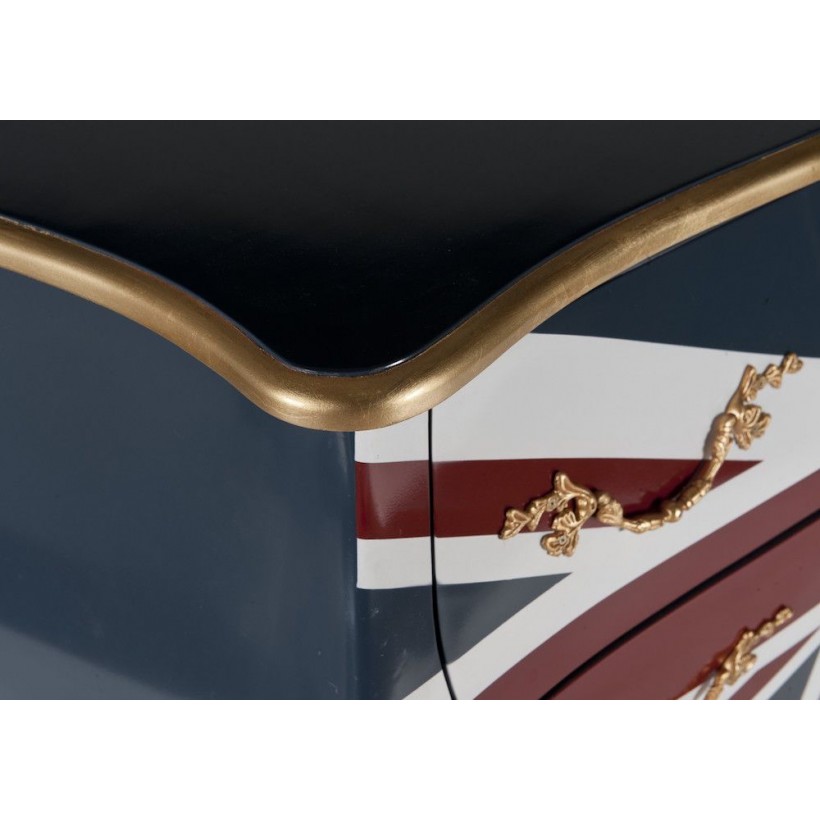 Union Jack Bombe Chest - Sideboard - Chest of Drawers - Smithers
