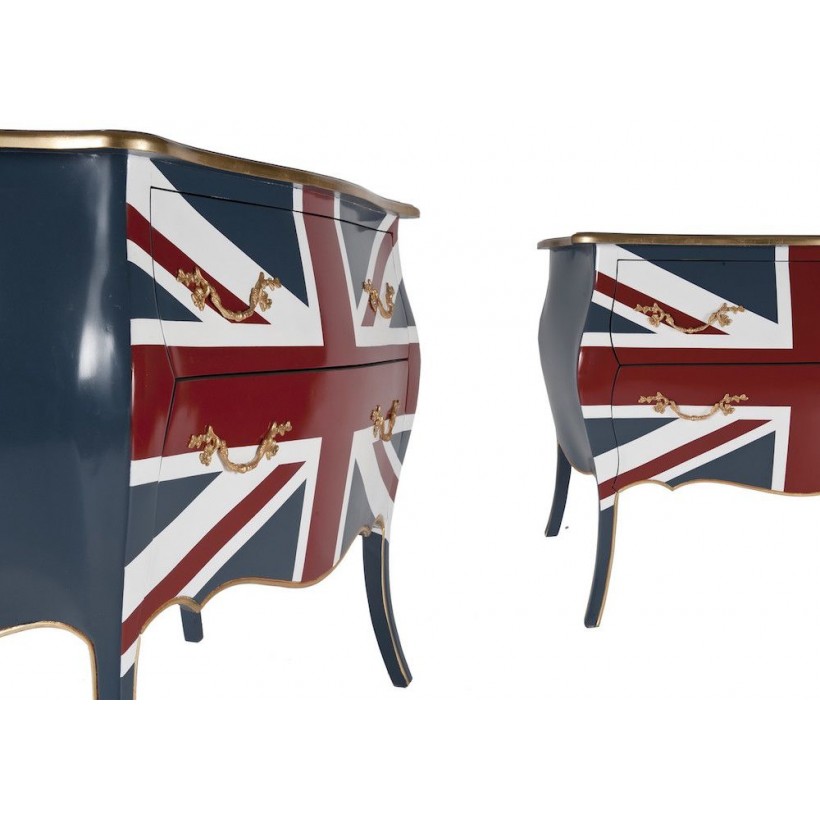 Union Jack Bombe Chest - Sideboard - Chest of Drawers - Smithers