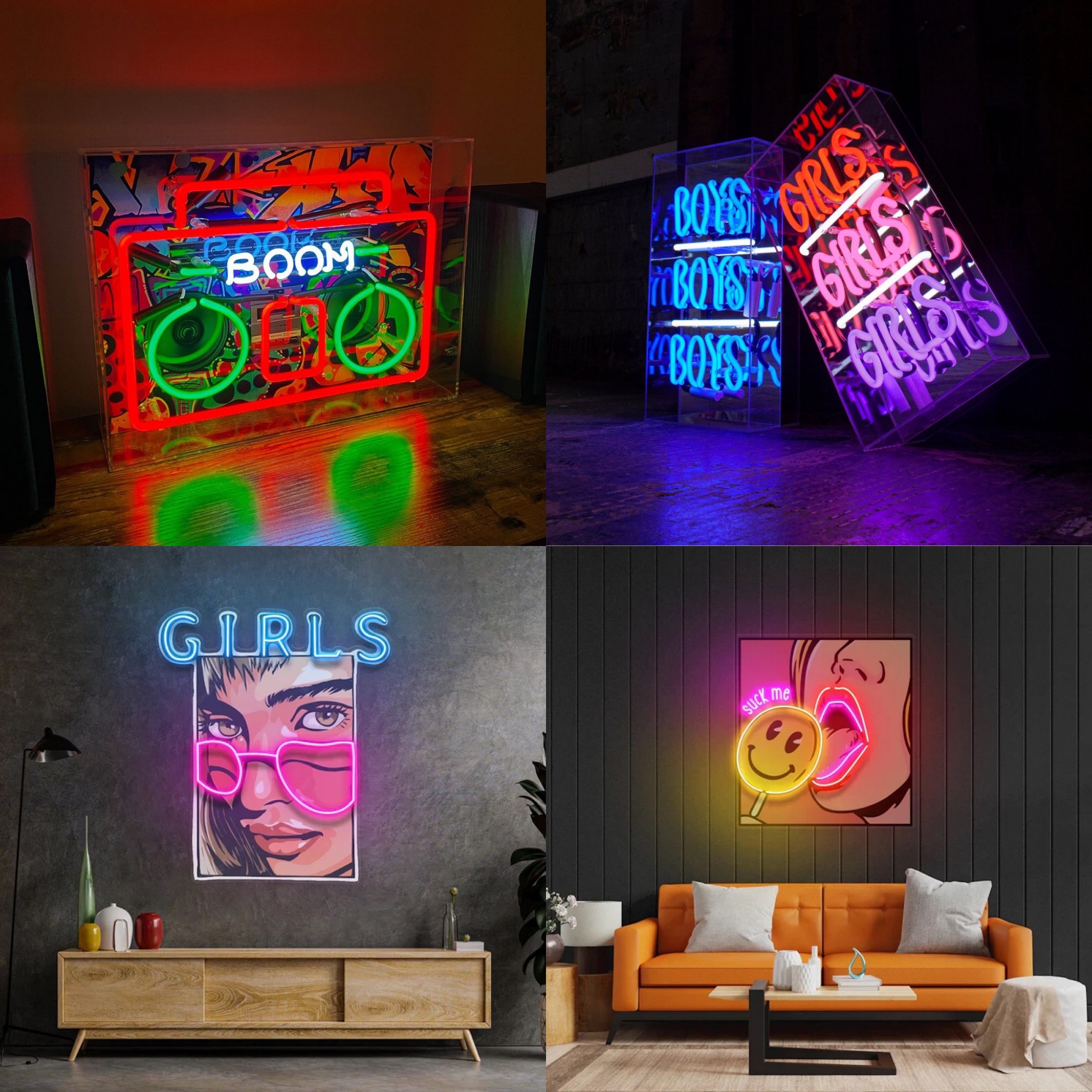 Neon Signs & Custom LED Lights – Bedroom, Bar, Wall, Kitchen, Wedding ...